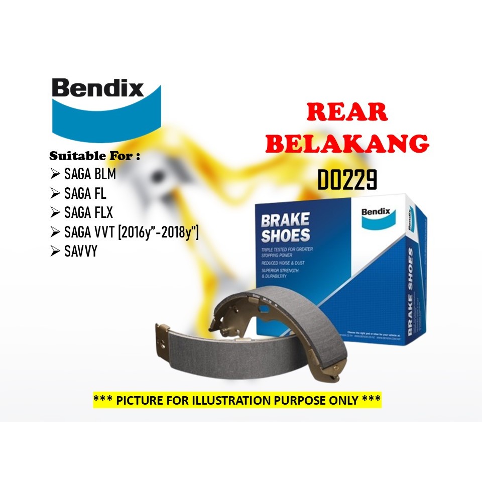 BENDIX - Proton Saga BLM Saga FL Saga FLX Saga VVT 2016y" - 2018y ...