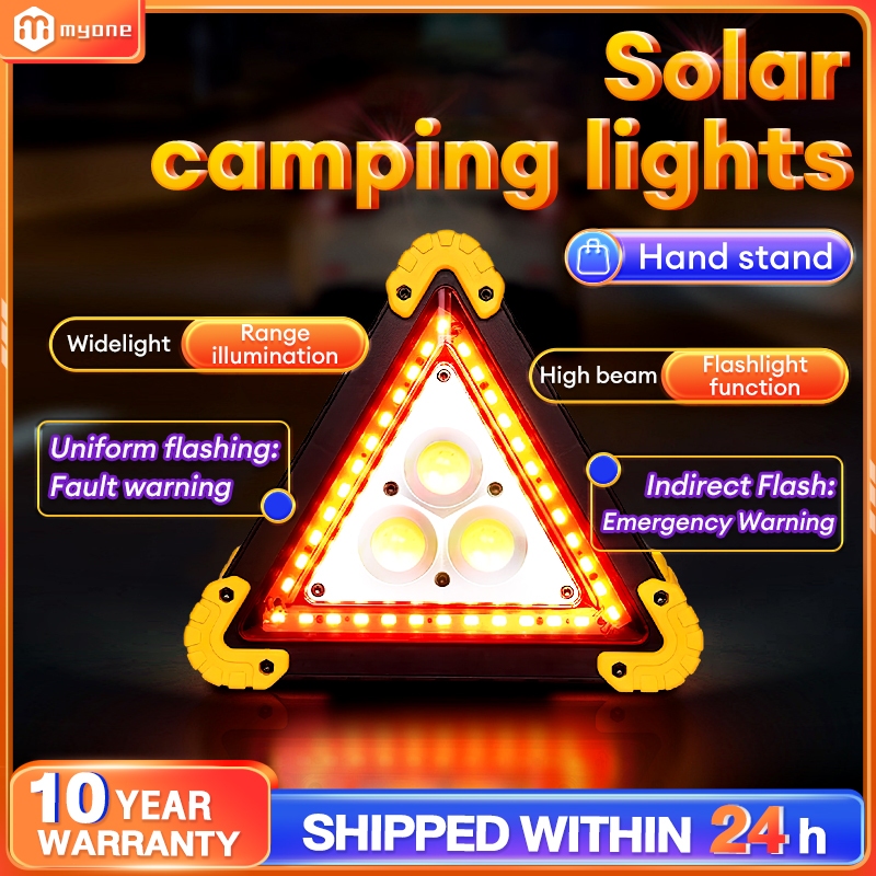 Car Emergency LED Triangle Light Triangle Work Lights Warning Light ...