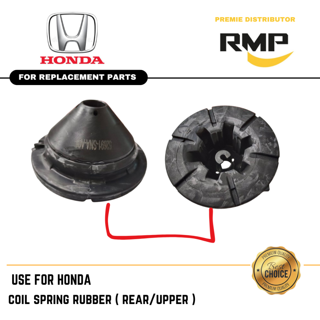 HONDA Rear Coil Spring Rubber Upper for Honda Civic ( SNA ) | Shopee ...