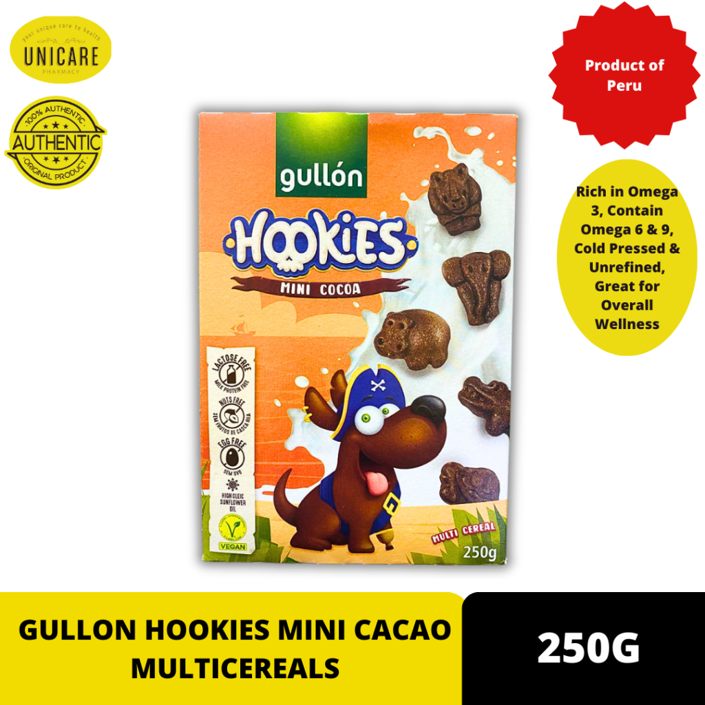 GULLON HOOKIES MINI CACAO MULTICEREALS 250G | Shopee Philippines