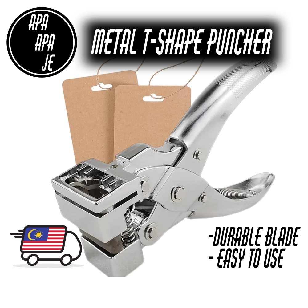 Metal T Shape Hole Puncher Butterfly Aeroplane Display Hanging Holes ...