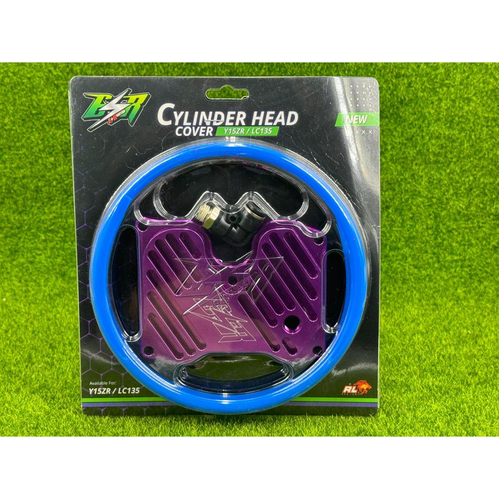 ESR LC135 Y15ZR RACING HEAD COVER CNC RED LEO PURPLE YAMAHA Y15ZR LC135 ...