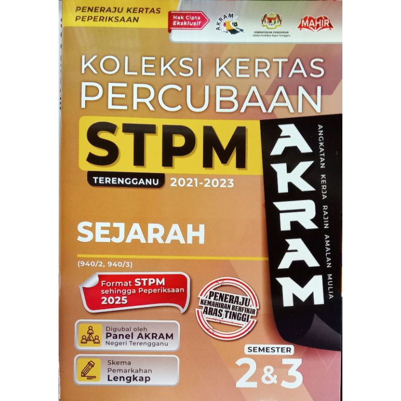 STPM CHANGE PAPER COLLECTION OF HISTORY ACRAMING (SEMESTER 2 & 3 ...