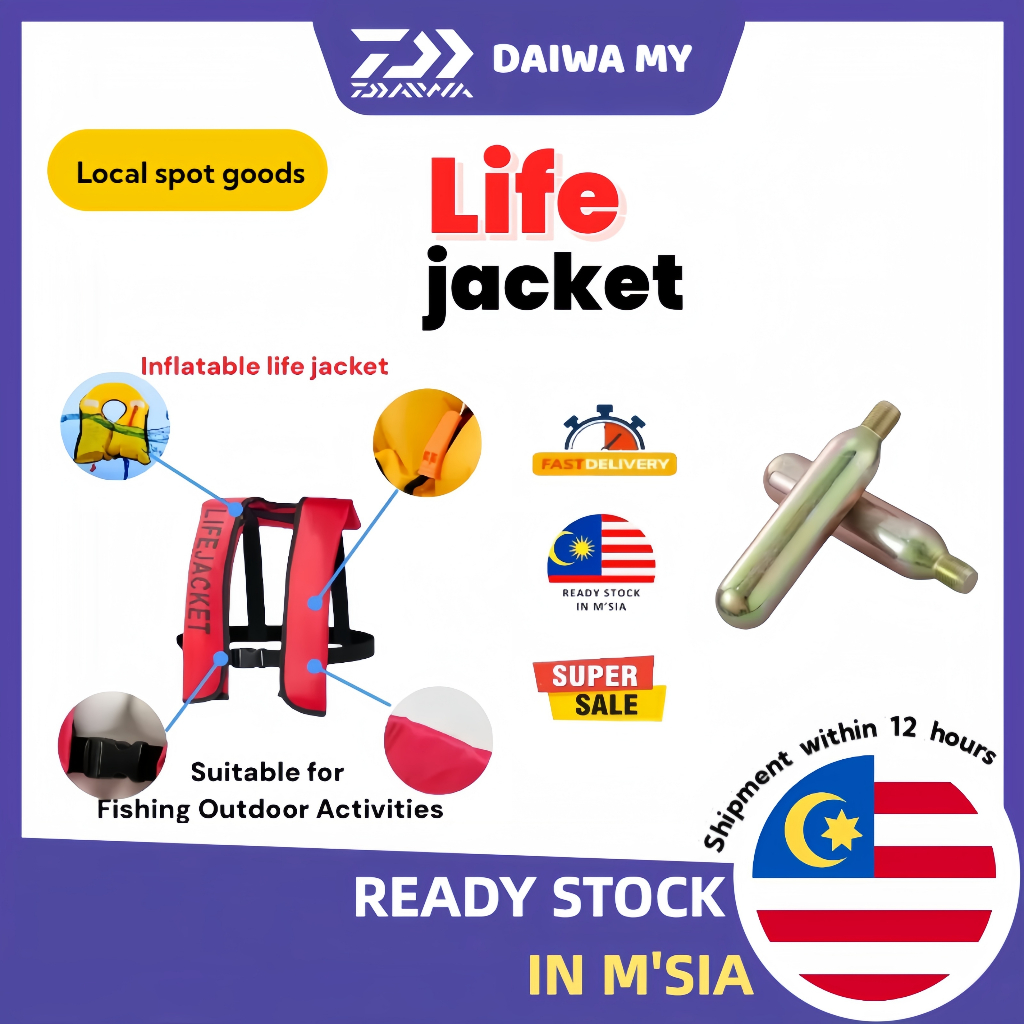 Life Jacket jaket keselamatan air safety life jacket Vest Adult Outdoor ...
