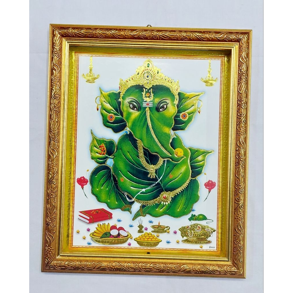 Ganesha Photo Frame with Glass A4 Size Frame | Shopee Philippines