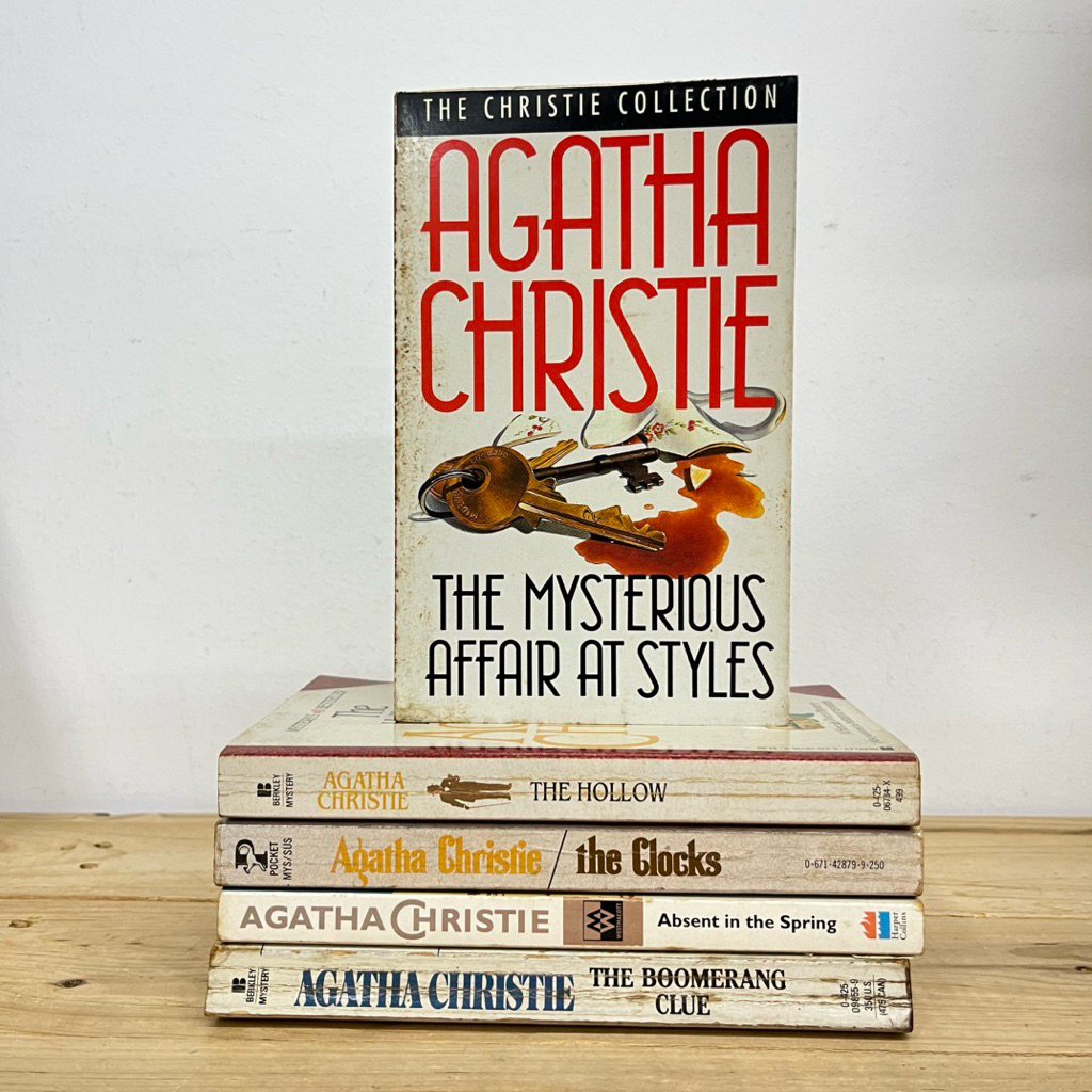 Agatha Christie’s Vintage Books (assorted series) (Preloved) | Shopee Philippines