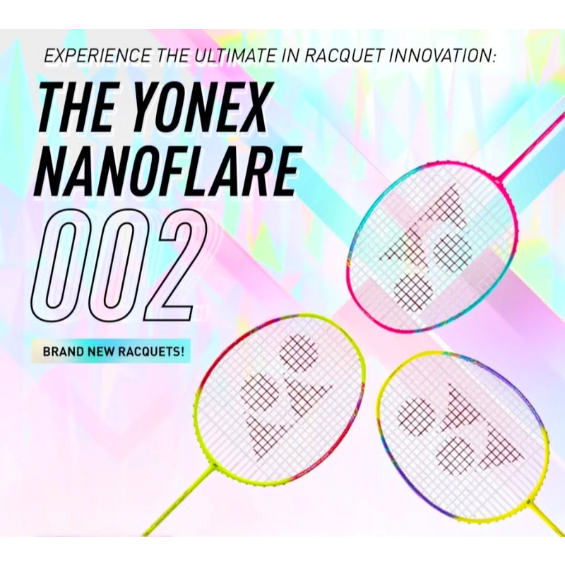 YONEX Raket badminton / Badminton Racket NANOFLARE 002 | Shopee Philippines