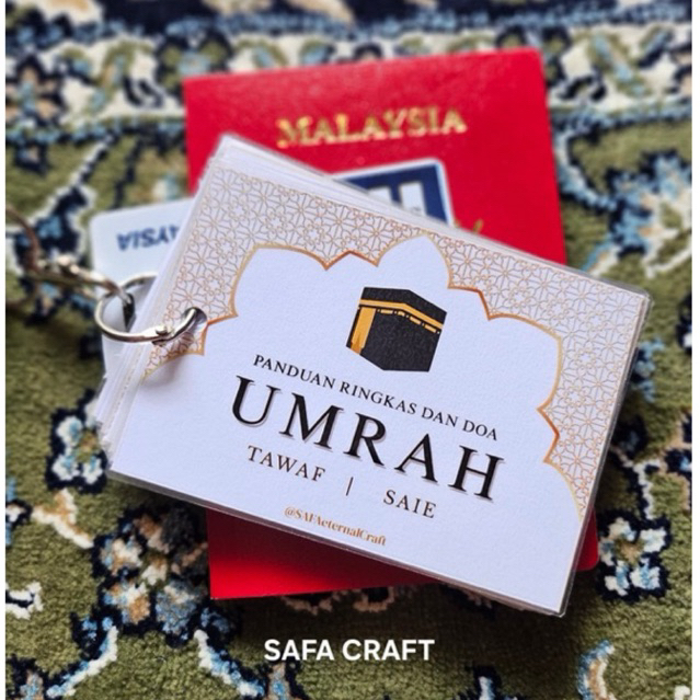 KAD GUIDE TO SUMMARY UMRAH TAWAF & SAIE FLASHCARD PRAYER & ZIKIR FLASH ...