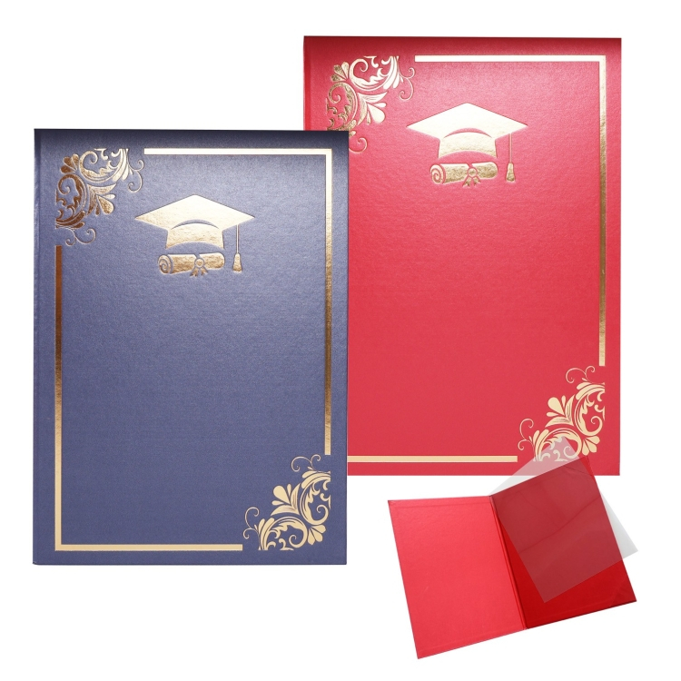 A4 Certificate Hard Paper Holder – Official Ceremony Certificate Cover ...