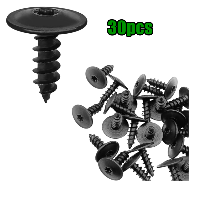 30pcs Torx Screw Truss Head Tapping Screw Bolt Fender Liner Under Cover ...