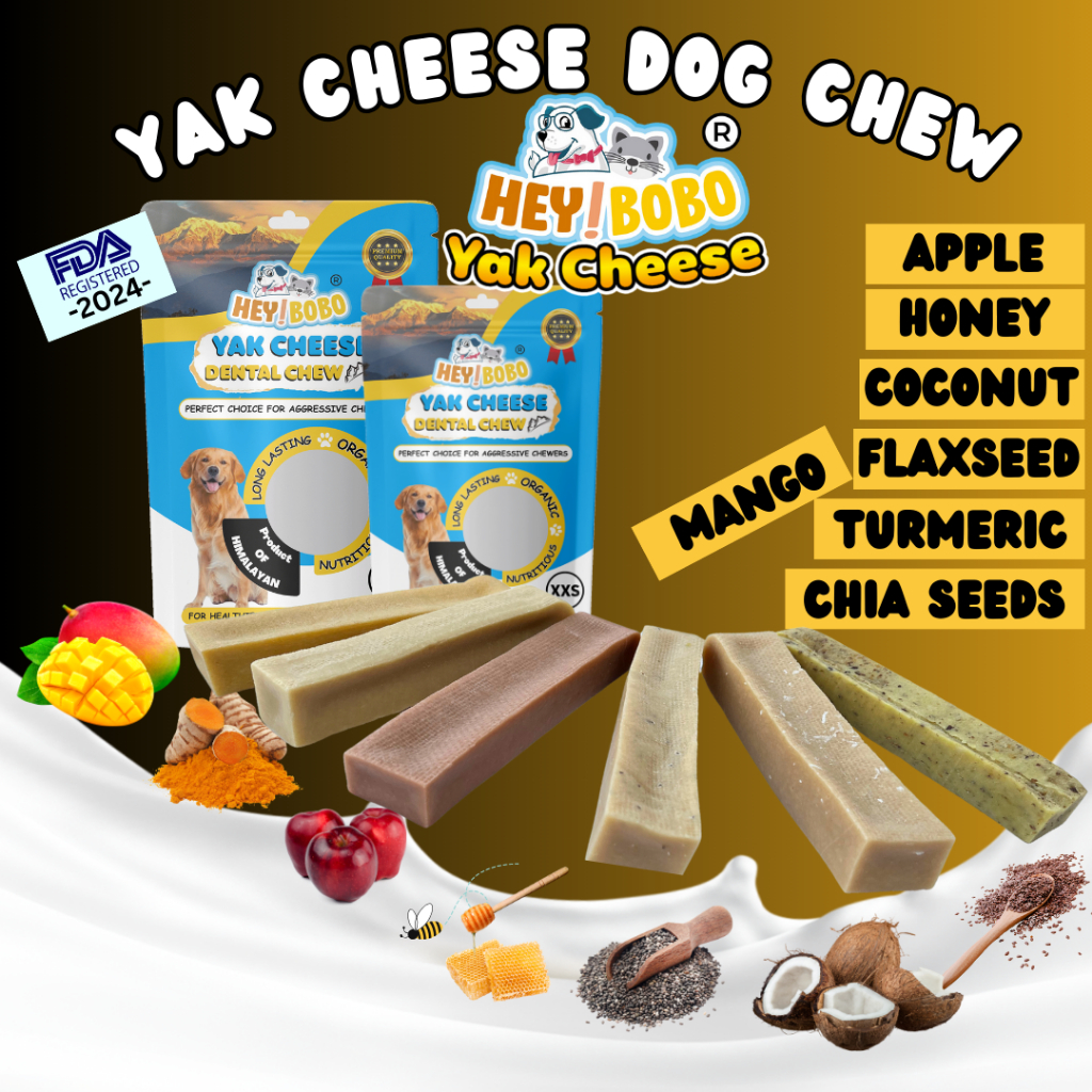 [HEY!Bobo] UNIQUE FLAVORS NATURAL Yak Cheese Chew NUTRITIOUS Dental ...