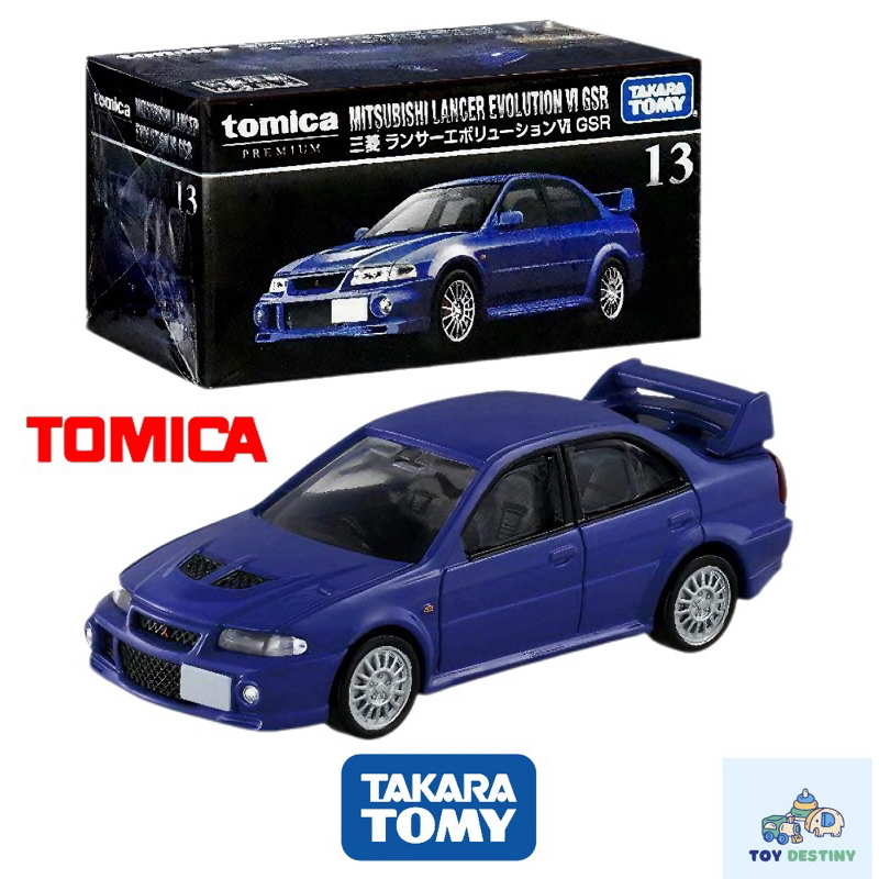 Takara Tomy Premium Mitsubishi Lancer Evolution VI GSR Number 13 Die ...