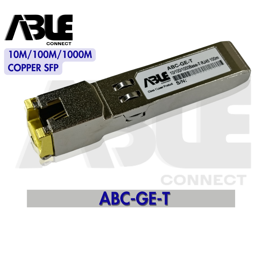 SFP ABC-GE-T 1000BASE-T 1G SFP RJ45 Copper Ethernet Module | Shopee ...