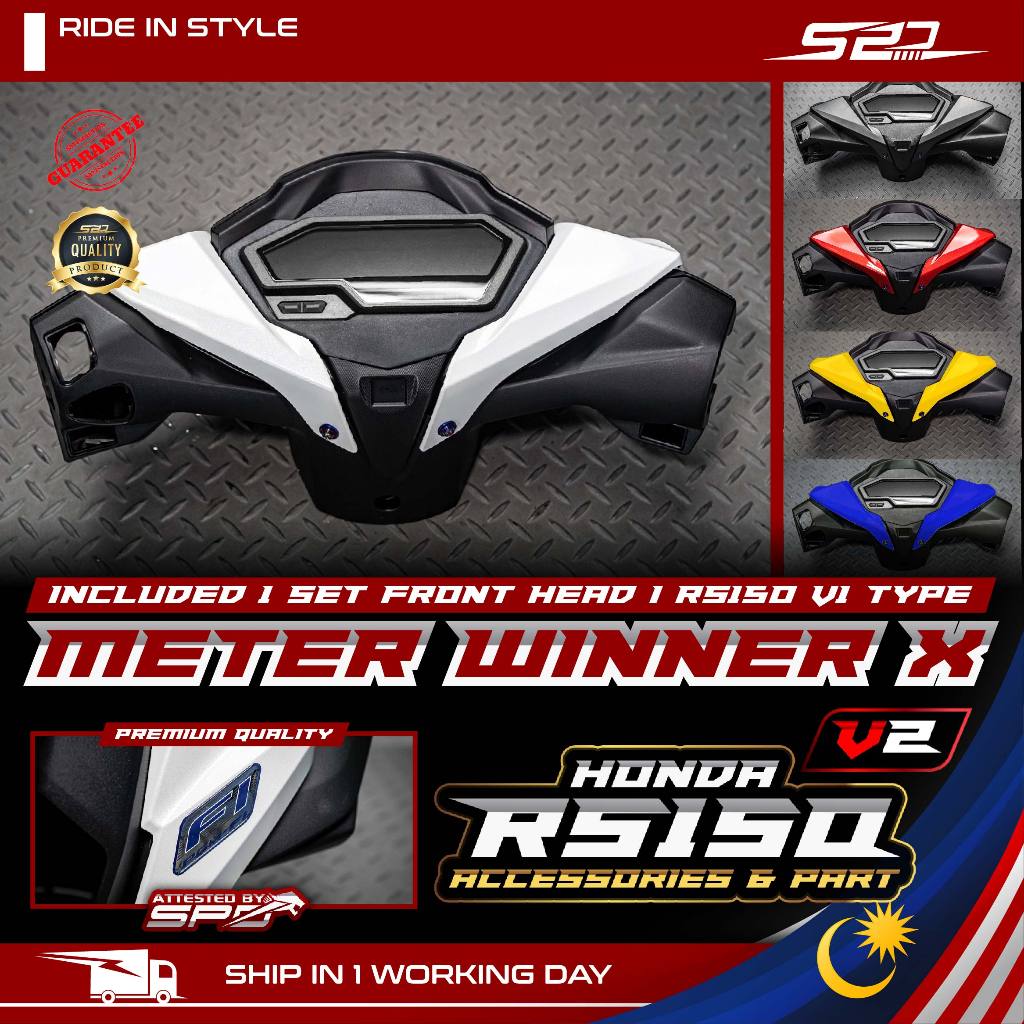 Meter Set HONDA Winner X PNP RS150 V2 Included Front Head Inner RS150 ...