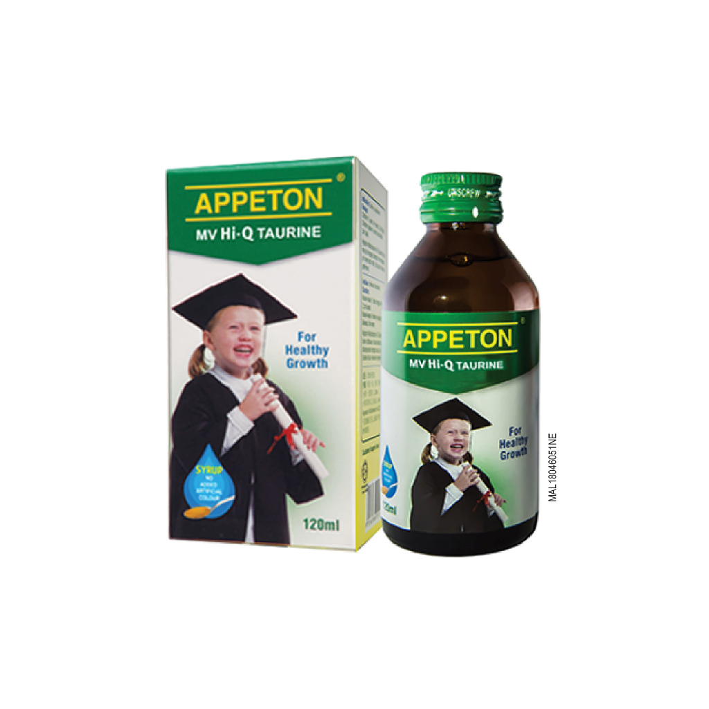 Appeton Multivitamin Hi-Q Taurine with DHA Syrup 120ml | Shopee Philippines