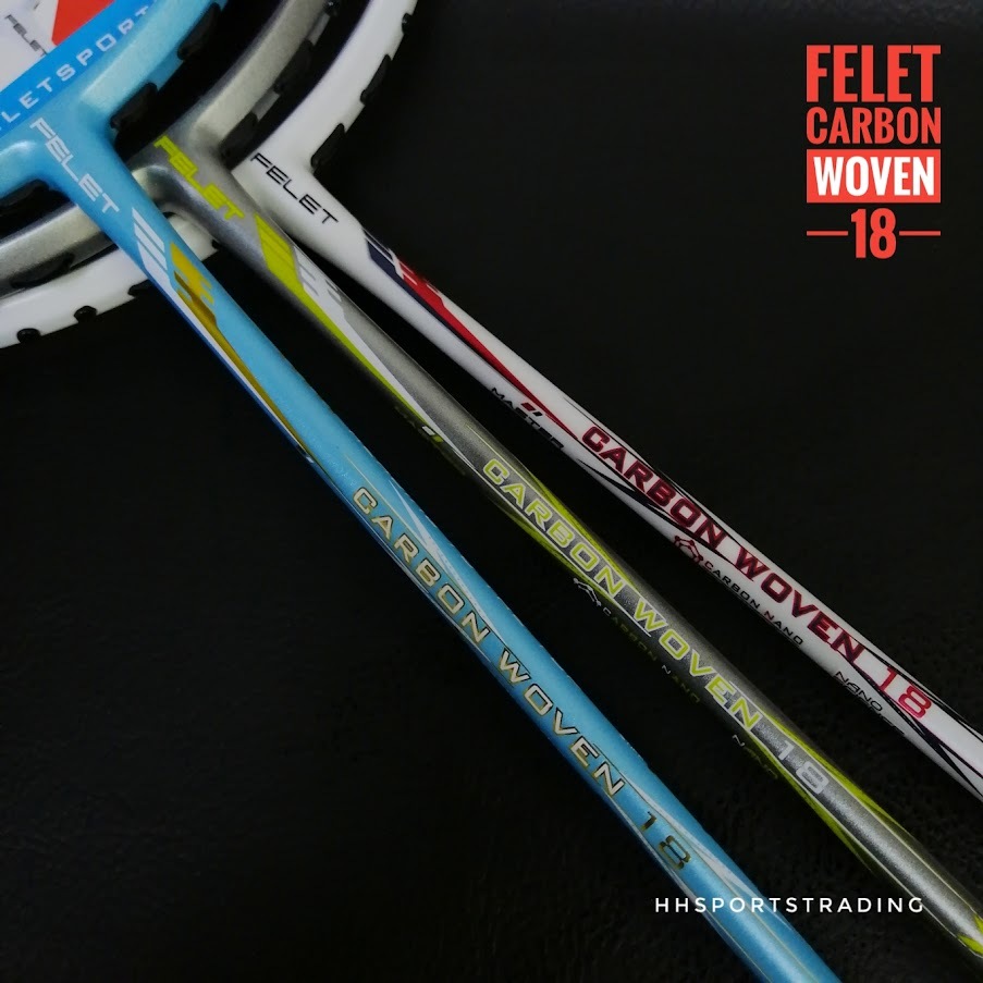 FELET Racket CARBON WOVEN 18 35LBS | Shopee Philippines