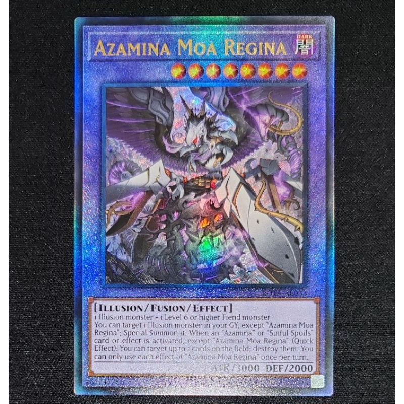 YUGIOH Rota-AE033 Azamina Moa Regina[UR/UTR/SER][ASIA ENGLISH] | Shopee Philippines