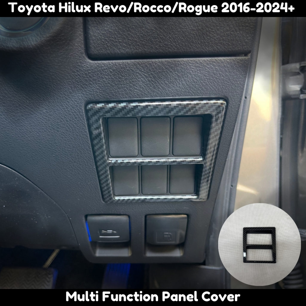 Toyota Hilux Revo/Rocco/Rogue 2016-2024+ Carbon Trim Multi Function ...