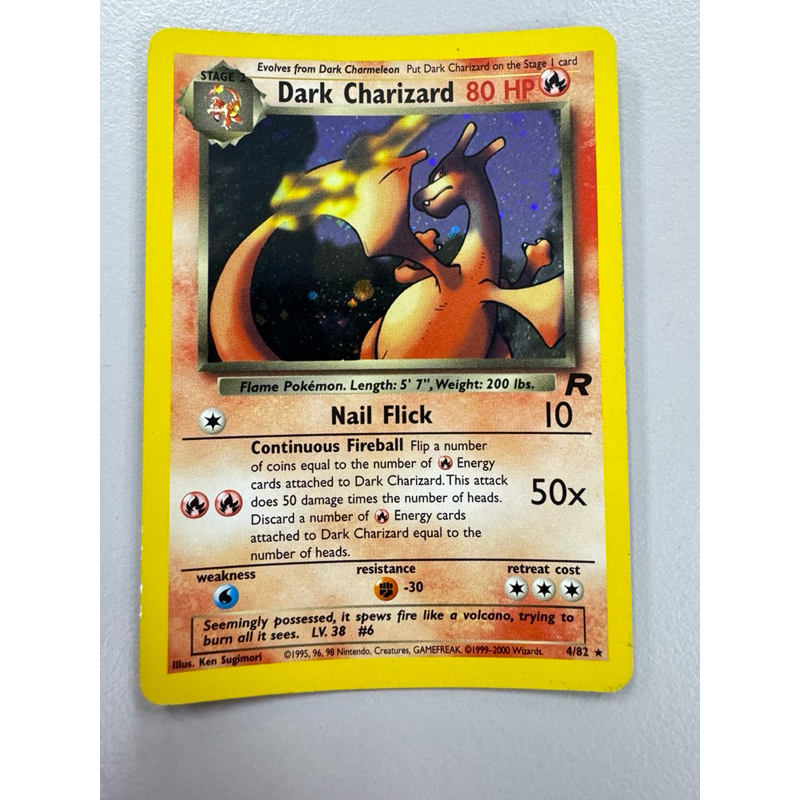 Fire type - Pokemon Card - Dark Charizard 4/82 | Shopee Philippines