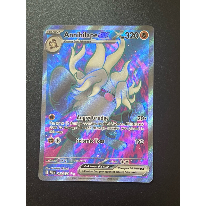 Annihilape ex Pokemon TCG Full Art | Shopee Philippines