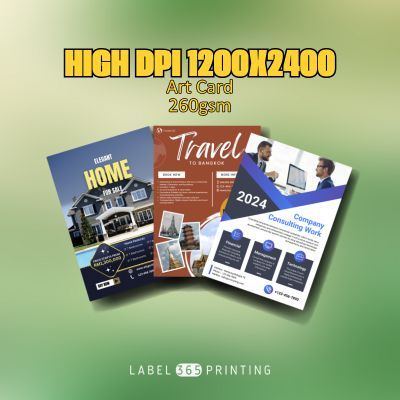 Art Card 260gsm A5 A4 A3 Colour Photostat Printing Fotostat Warna A5 A4 ...