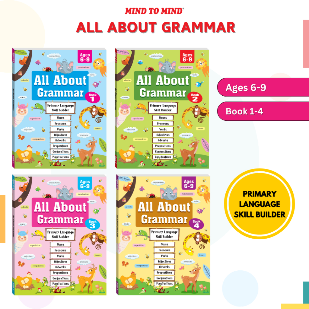All About Grammar Ages 6-9 Preschool / Primary School English Skill ...