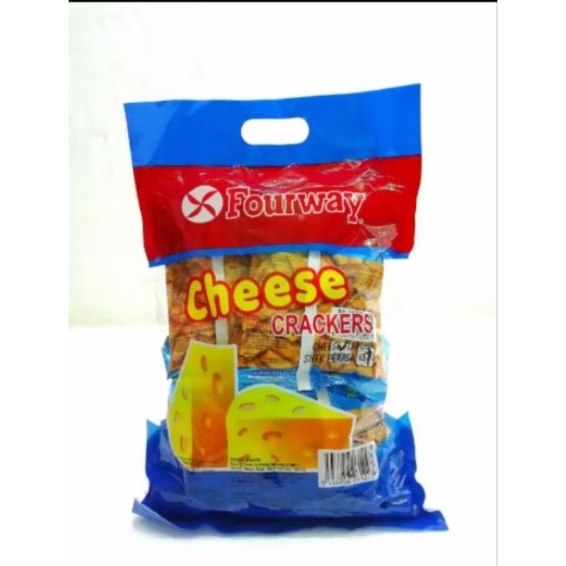 Fourway Cheese/Crab Crackers Snak 5 x 45gr | Shopee Philippines