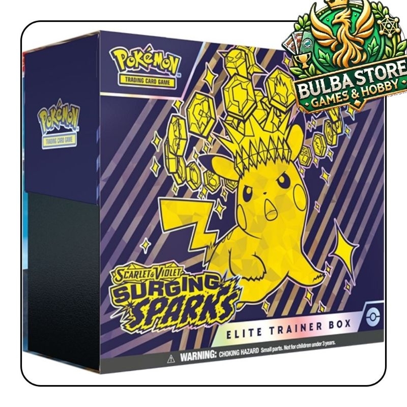 Surging Sparks SV08 ETB Elite Trainer Box SV08 Pokémon TCG Card Game Scarlet & Violet | Shopee ...