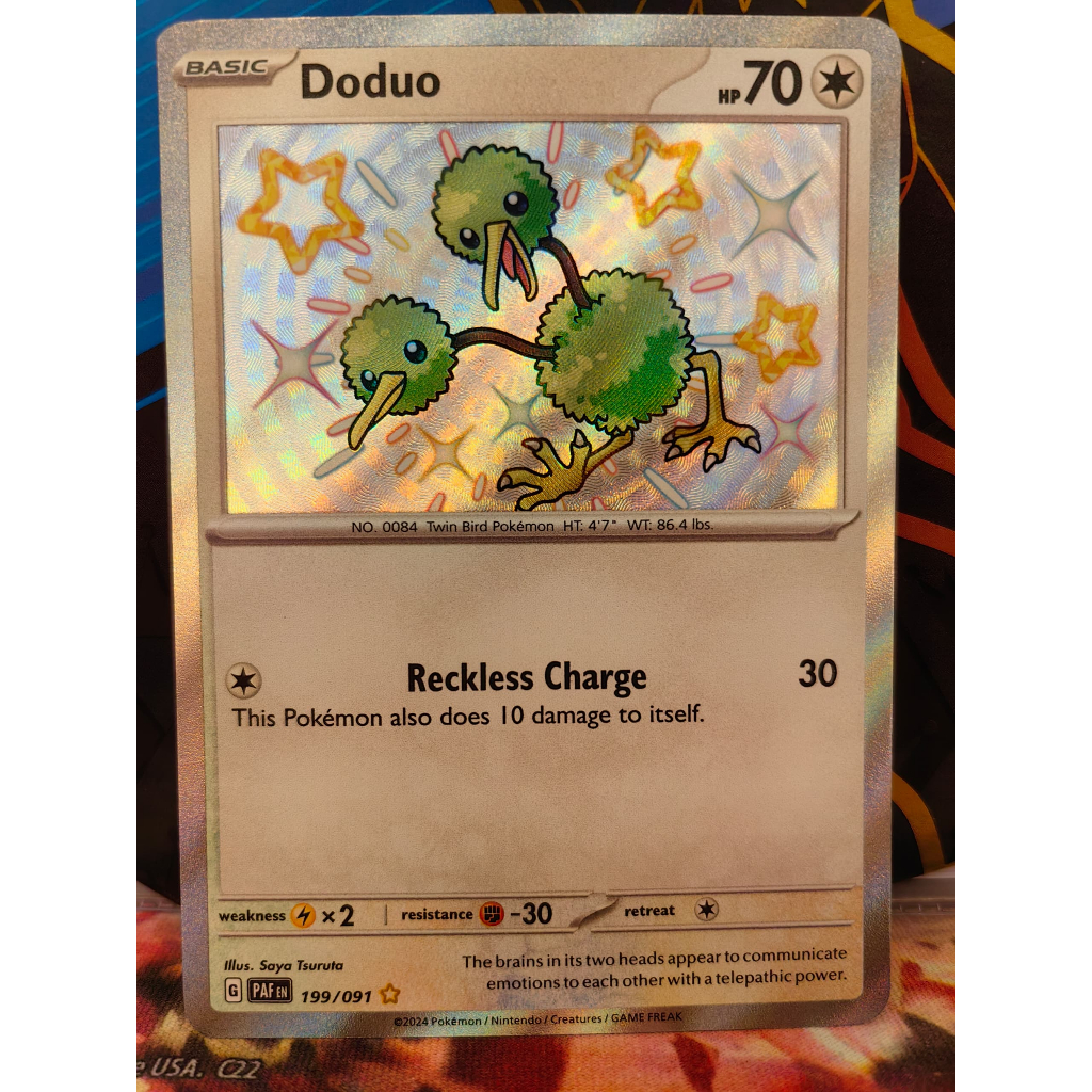 Doduo - SV 199/091 / Shiny : Paldean Fates (PAF) | Shopee Philippines
