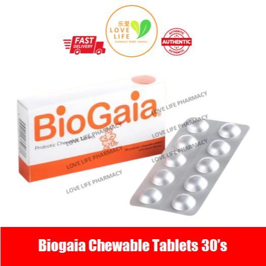 EXP 03/2026 Biogaia Chewable Tablets 30's (probiotics with lemon ...
