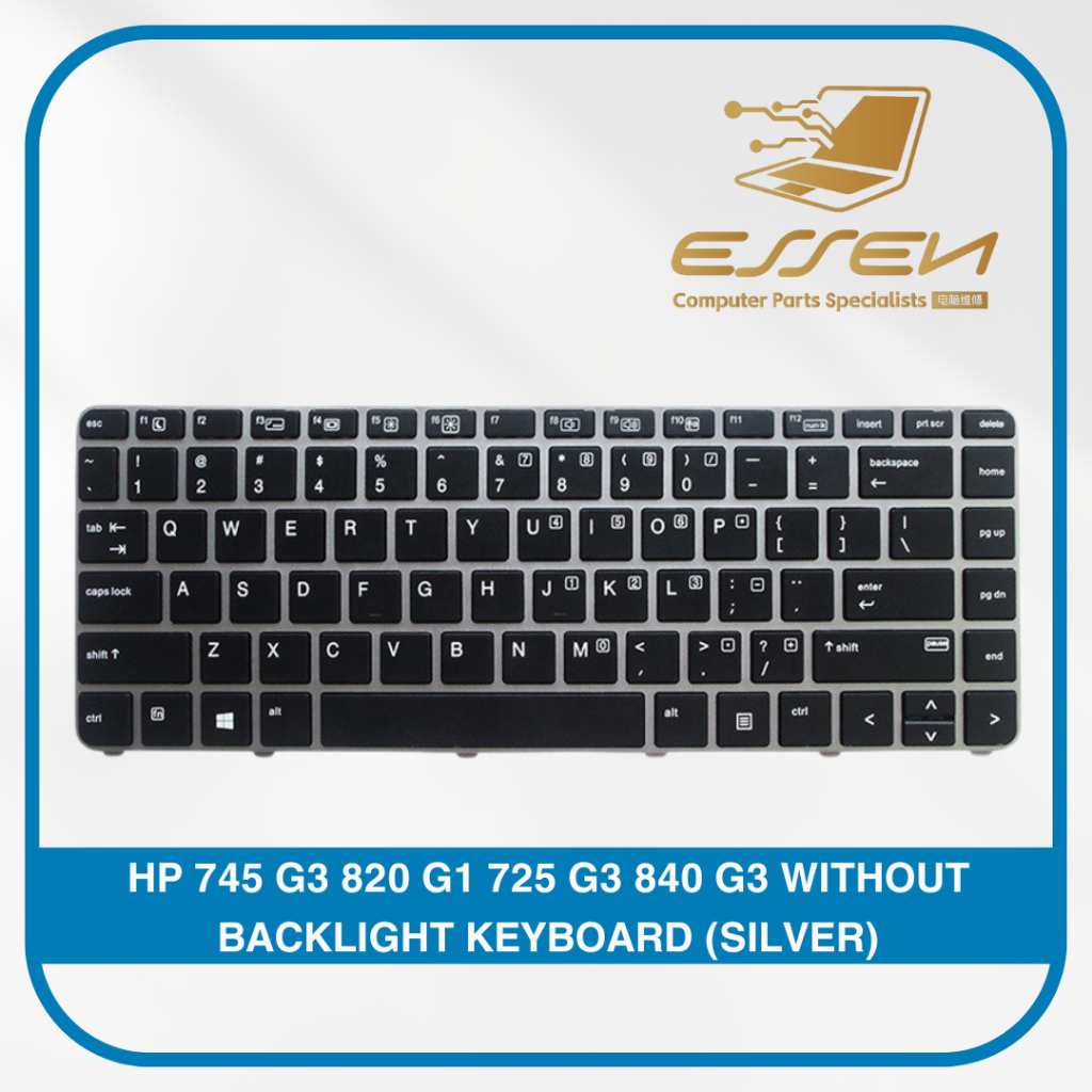 Replacement Keyboard For HP 745 G3 820 G1 725 G3 840 G3 KEYBOARD ...