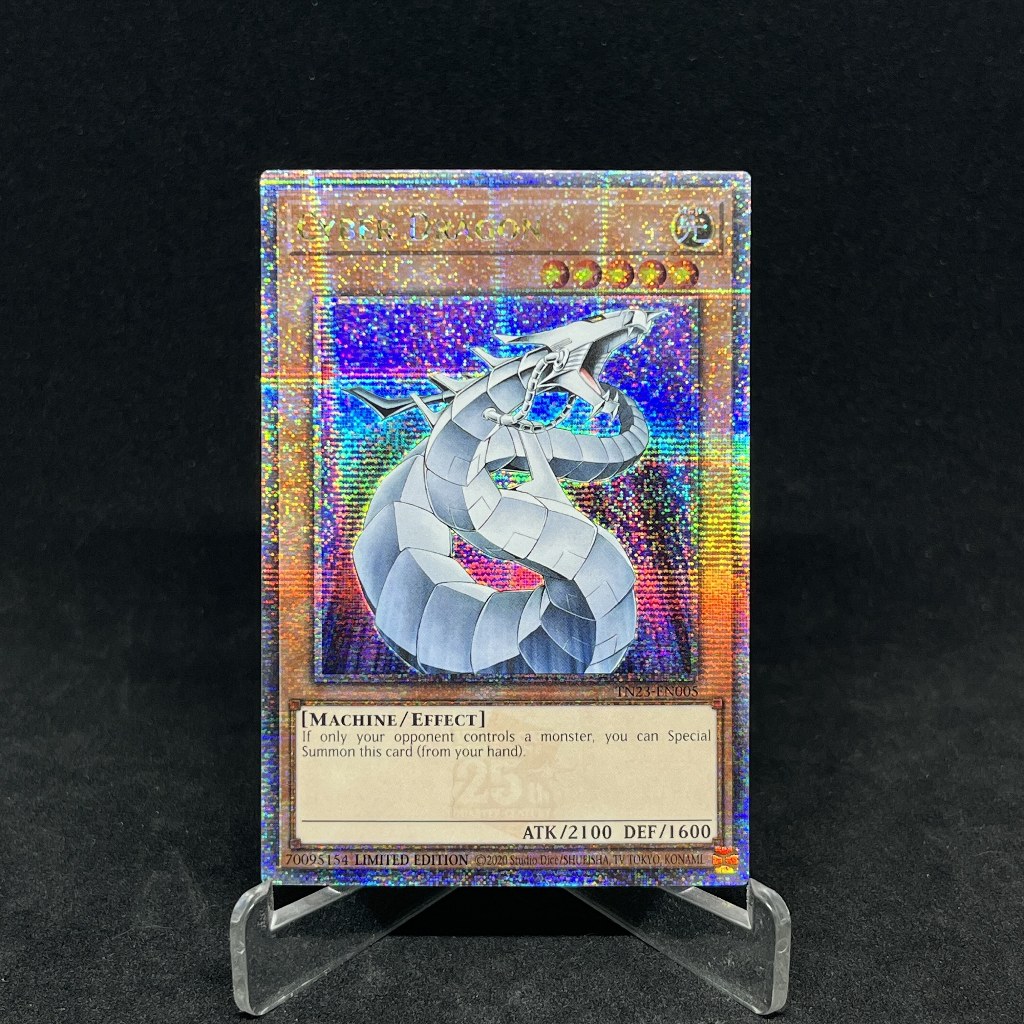 YUGIOH - Cyber Dragon - Quarter Century Secret QCSER ( TN23-EN005 ...