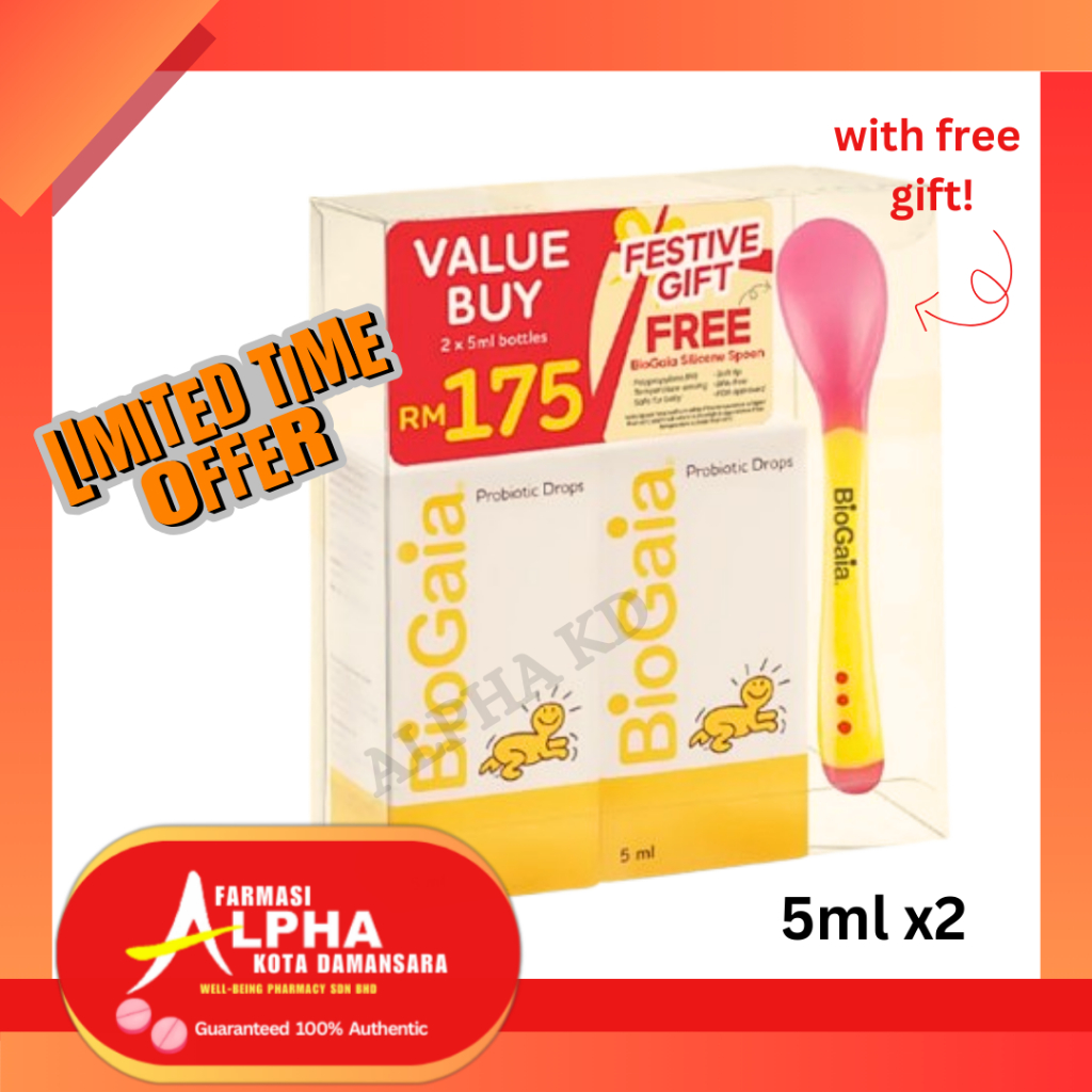 BioGaia Probiotics Drops 5mL - Single / Twin Pack | Shopee Philippines