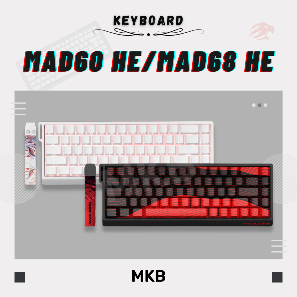 Madlions MAD60/ MAD68 HE Magnetic Keyboard 8000Hz Polling Adjustable ...