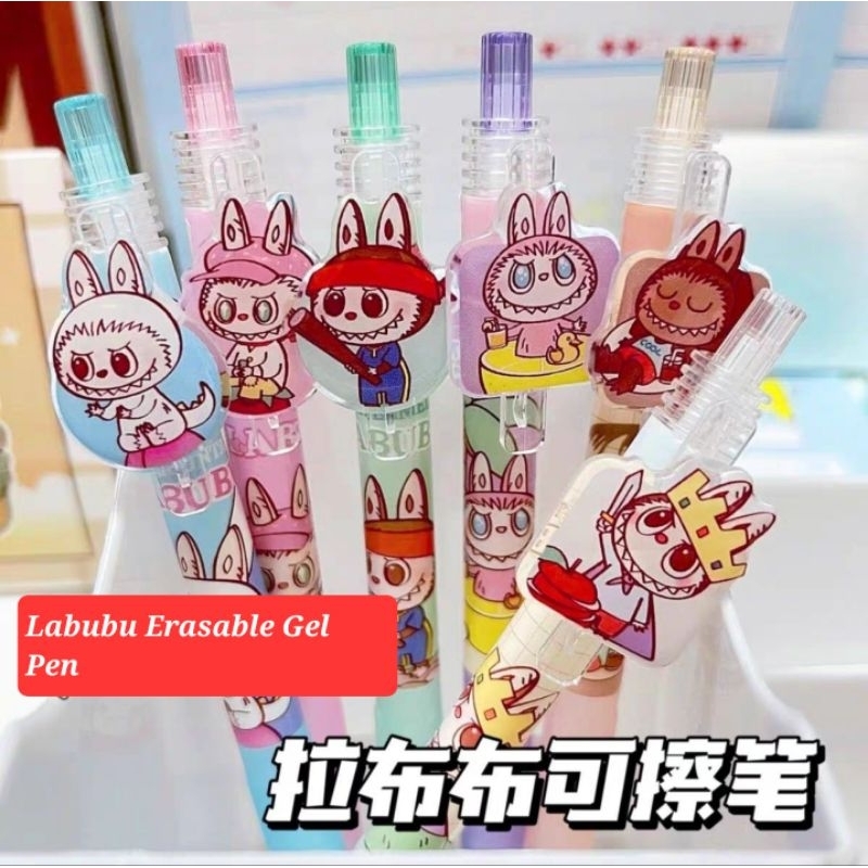Labubu Cute Erasable Blue Gel Pen 0.5mm | Shopee Philippines