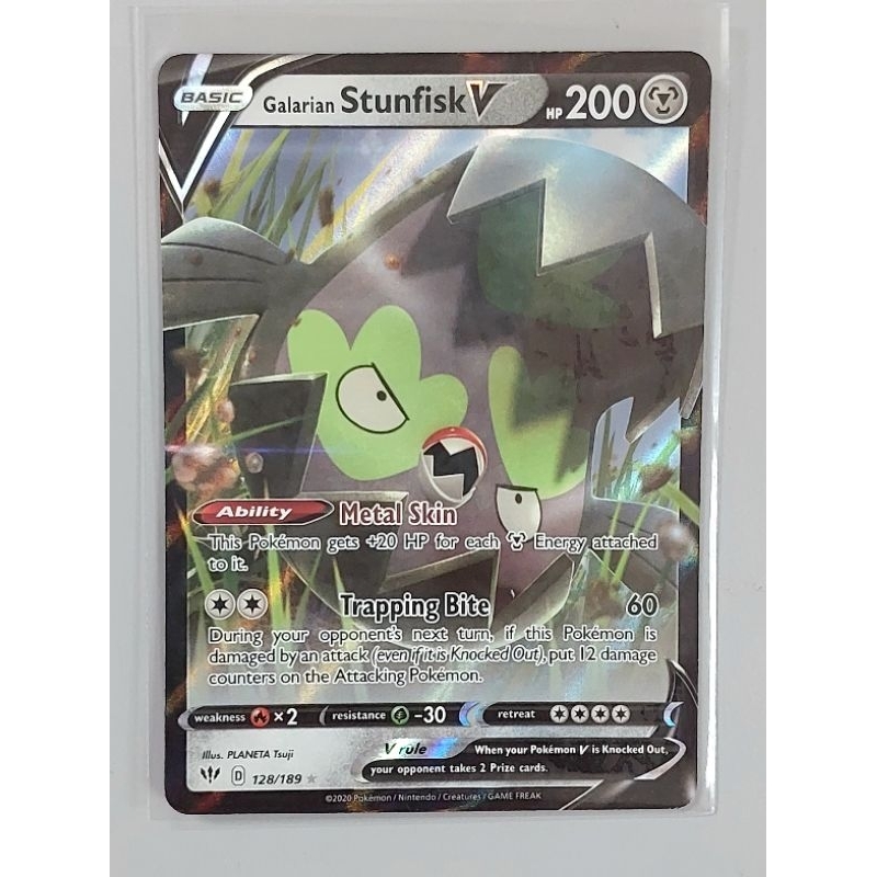 Pokemon TCG - Battle Styles Galarian Stunfisk | Shopee Philippines