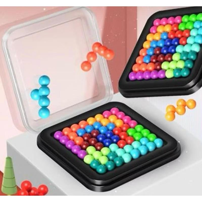3D 40 Beads Challenges Educational Puzzler Puzzle Board Game skill ...
