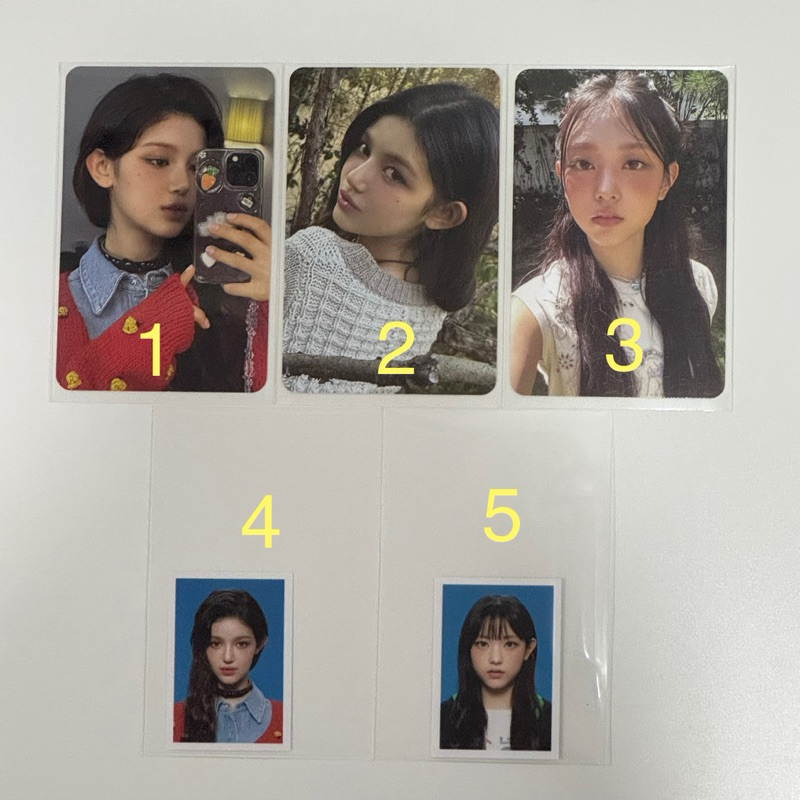WTS NewJeans Danielle Haerin Official Photocard ID Card | Shopee ...