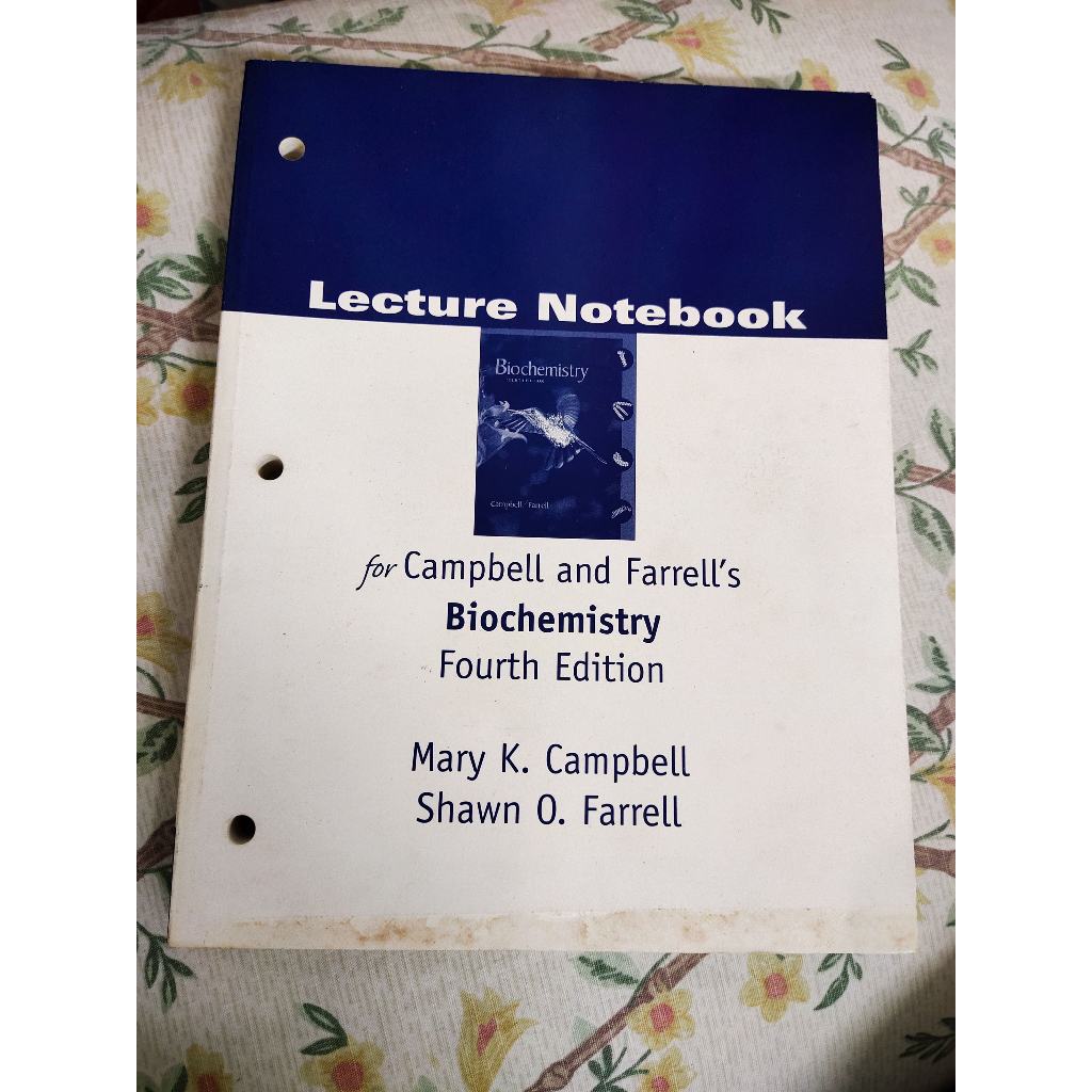 Biochemistry Lecture Notebook (Fourth Edition) | Shopee Philippines