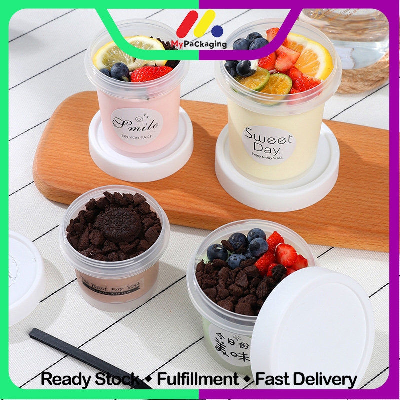 100ml/200ml/300ml/500ml Bubble Boba Milk Tea Ice Kacang Pudding ...