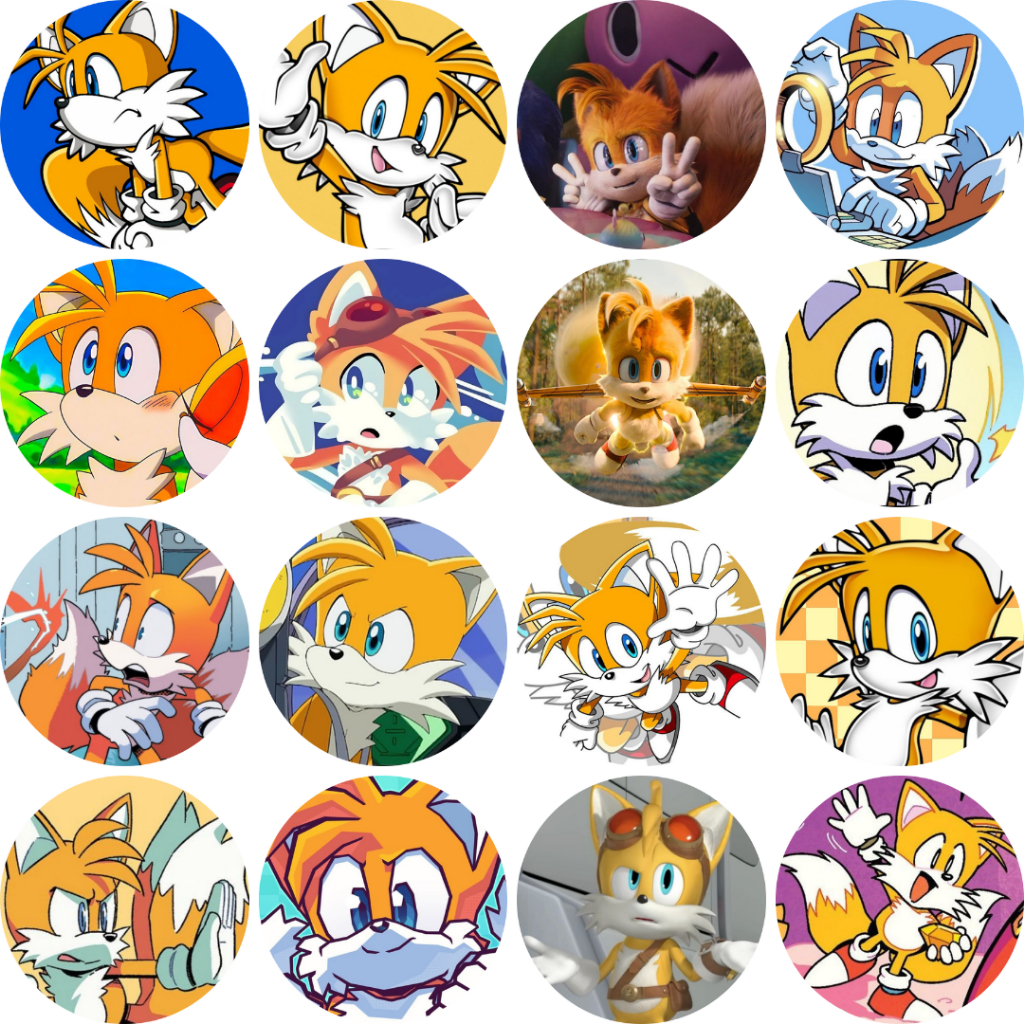 Miles Tails Prower Button Badge 58mm | Shopee Philippines