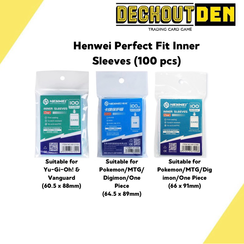 Henwei Card Sleeves (100 pcs) | Shopee Philippines