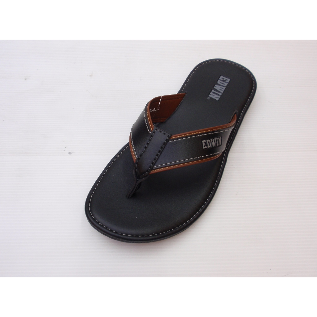 Edwin men slipper no.3301(black) | Shopee Philippines