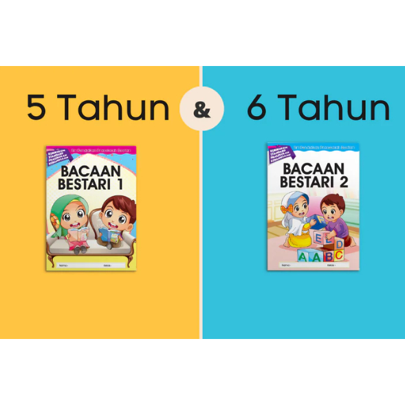 BESTARI READING 1 & 2 - Bestari Preschool Education Series | Shopee ...