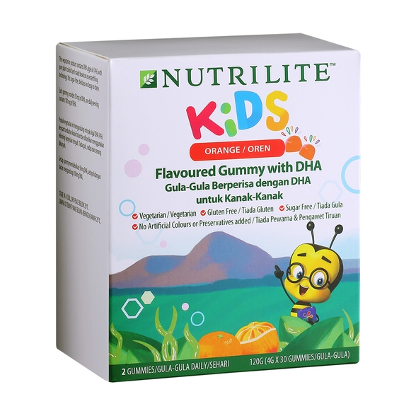 Amway --- Nutrilite Kids Orange Flavoured Gummy With DHA – 4g X 30 ...