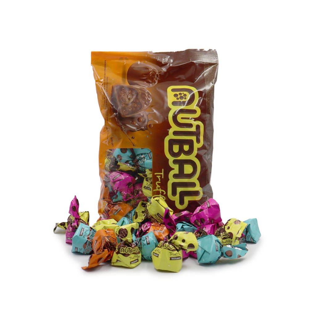 NUTBALL TRUFFLE, COCOA COATED WITH CRISPY RICE AND HUZELNUT CREAM {500G ...