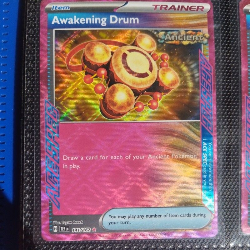 Pokémon TCG - Awakening Drum 141/162 Ace Temporal Force | Shopee ...