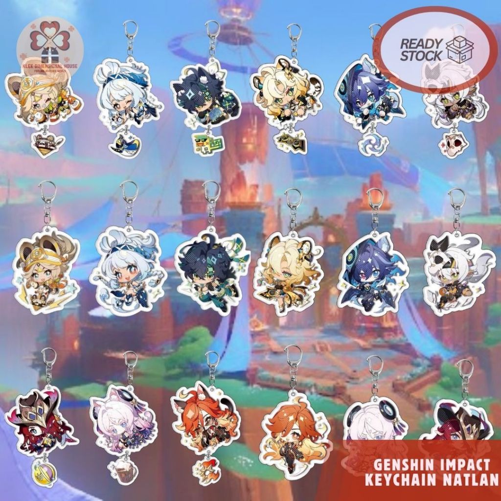 Genshin Impact Natlan Character Acrylic Keychain/Bag Charm-Character ...