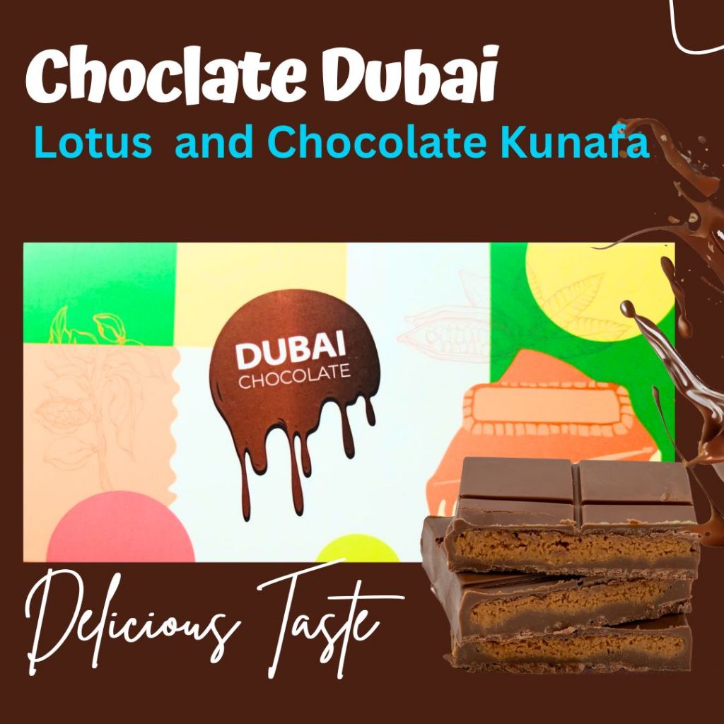 Kunafa Chocolate Lotus Dessert Bar 200g | Shopee Philippines