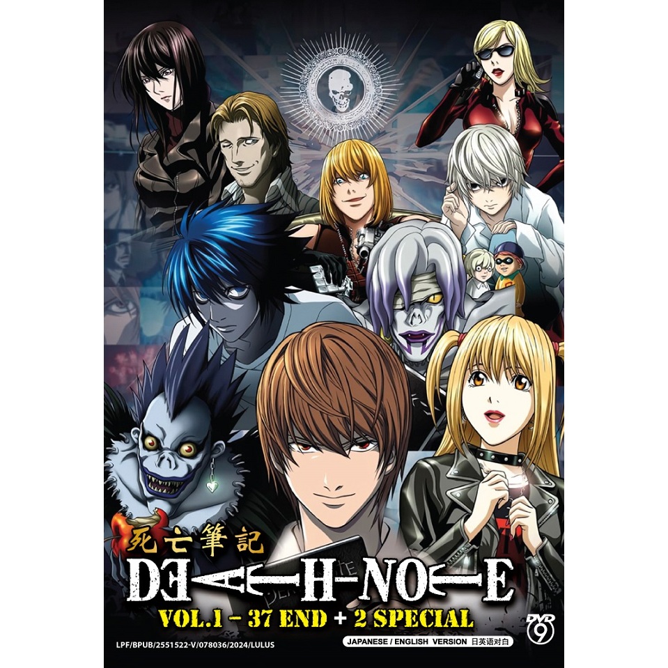 DEATH NOTE (VOL.1–37END) + 2 SPECIAL DVD + EXTRA | Shopee Philippines